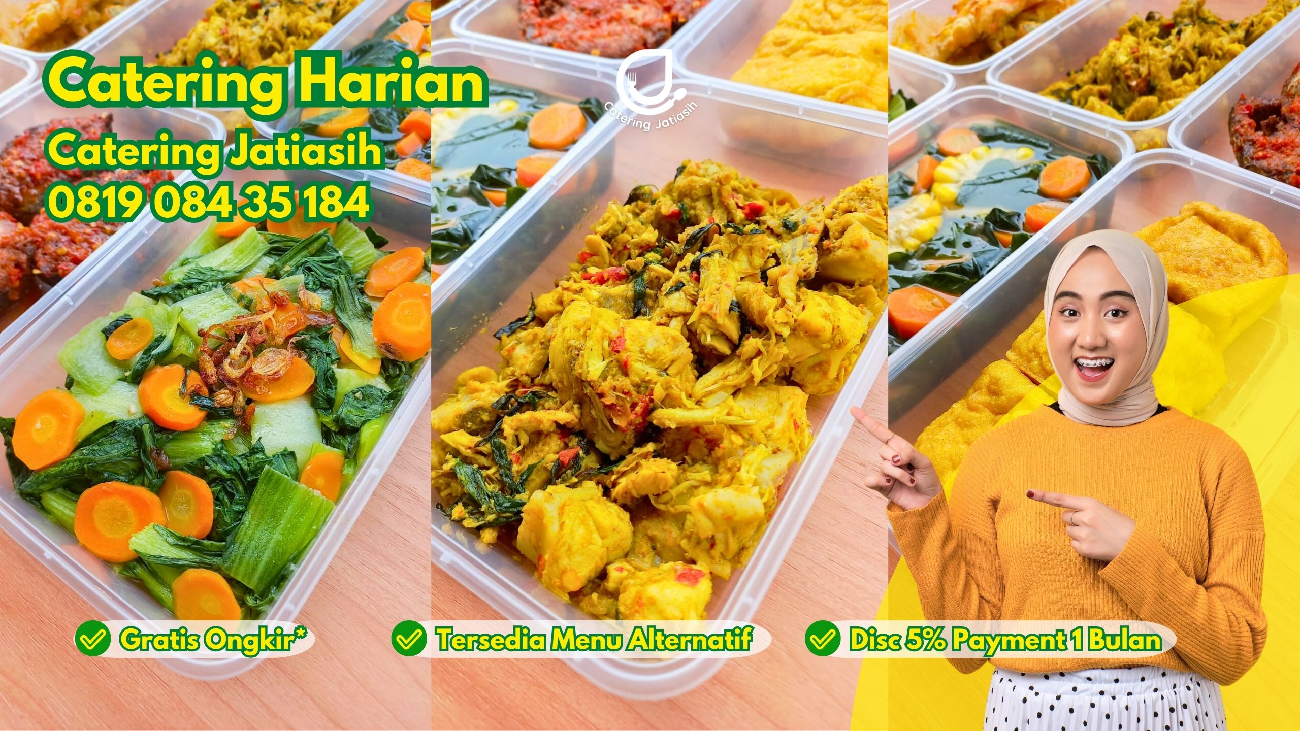 Menu Catering Harian Bervariasi Langganan Harian Mingguan di Bekasi