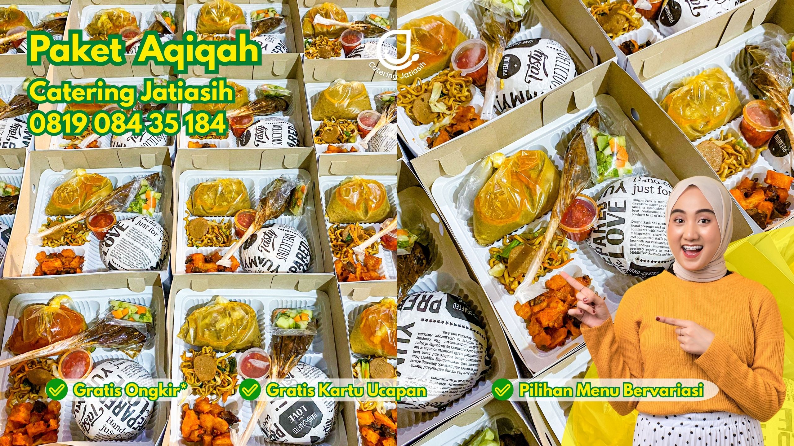 Paket Aqiqah Tanpa MSG Gratis Kartu Ucapan di Bekasi Jakarta & Depok