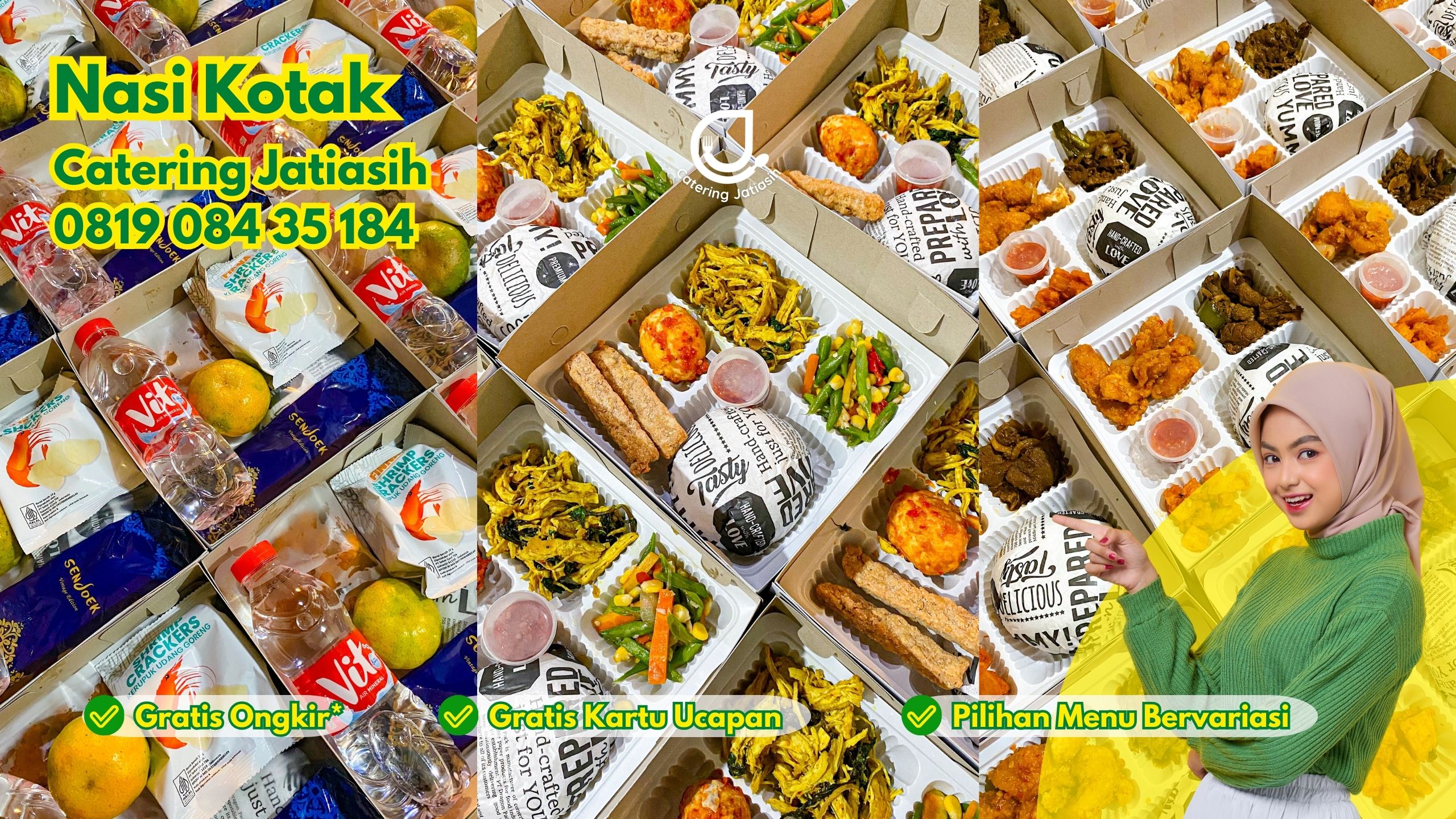 Paket Nasi Kotak Menu Premium Harga Ekonomis, Siap Antar di Bogor