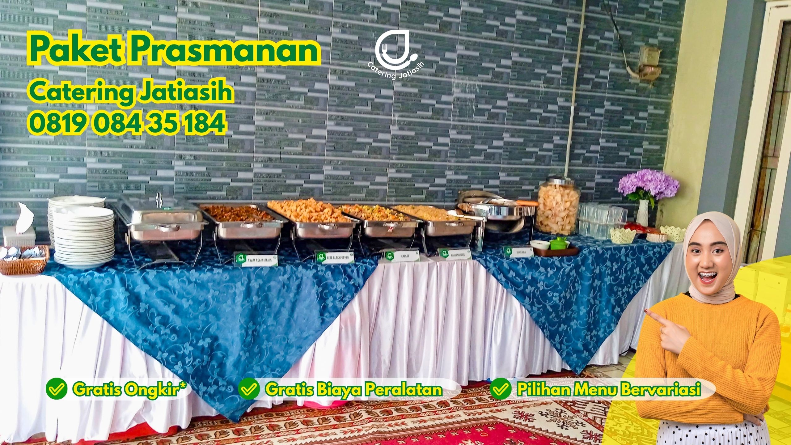 Paket Prasmanan Sederhana Bebas Repot Gratis Biaya Peralatan